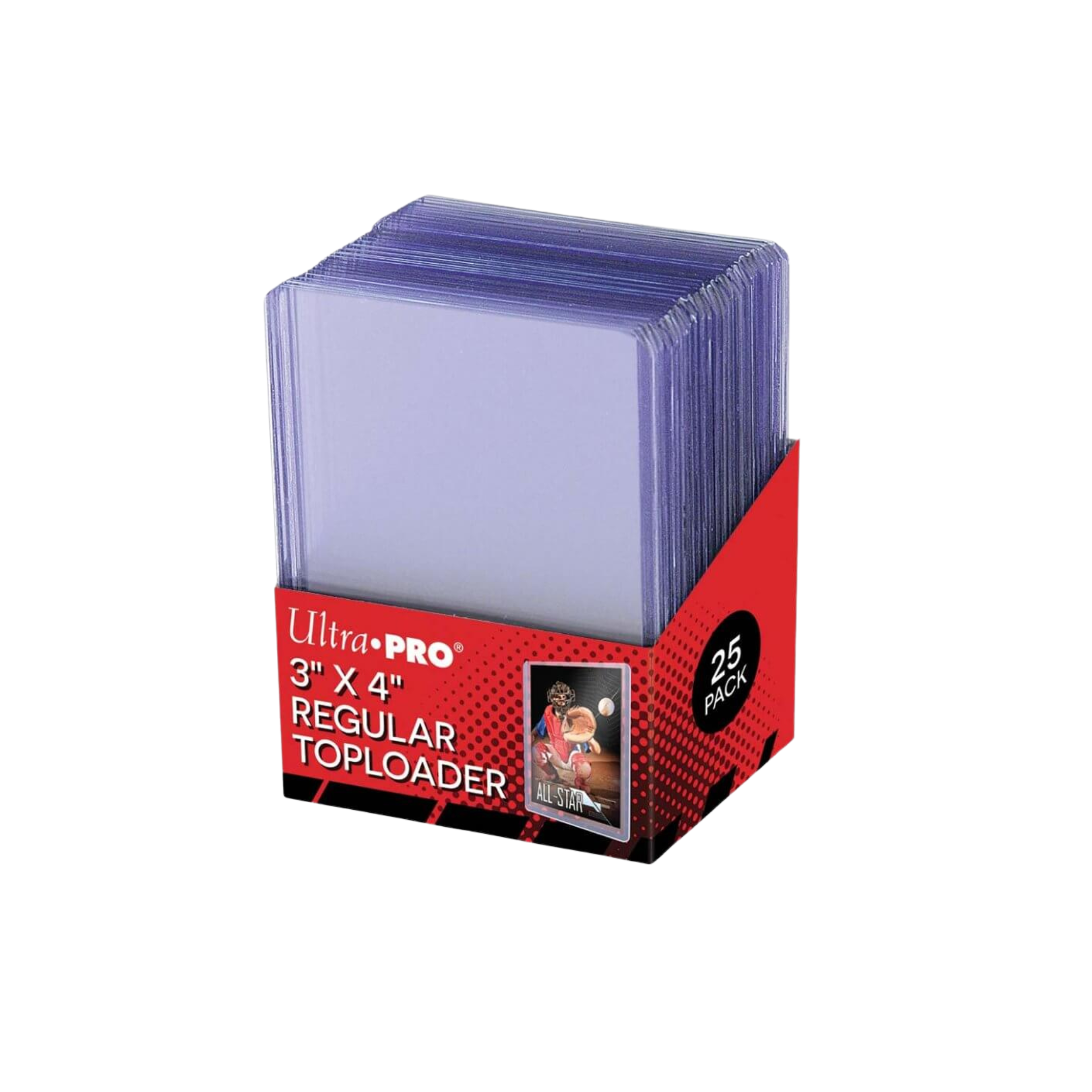 ULTRA PRO Toploader: 3 x 4 - 35pt Regular Clear - 25pk | Evo Games